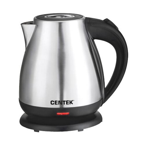 Чайник CENTEK CT-0051, черный/серебристый