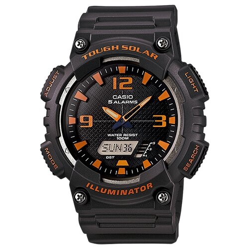 Наручные часы CASIO AQ-S810W-8A, оранжевый, черный
