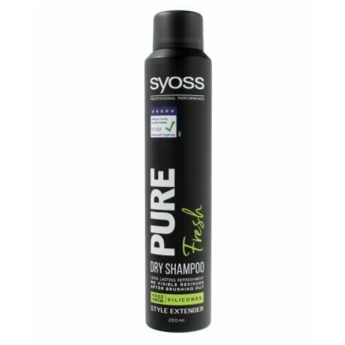 Syoss шампунь для волос Pure Fresh, Сухой, освежающий, 200 мл