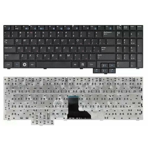 Клавиатура для ноутбука Samsung R519, R525, R530, R620, R719, RV510 черная