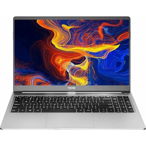 Ноутбук TECNO MegaBook T1 71003300168, 15.6", 2023, IPS, Intel Core i5 12450H 2ГГц, 8-ядерный, 16ГБ LPDDR4, 512ГБ SSD, Intel UHD Graphics, Windows 11 Home, серебристый