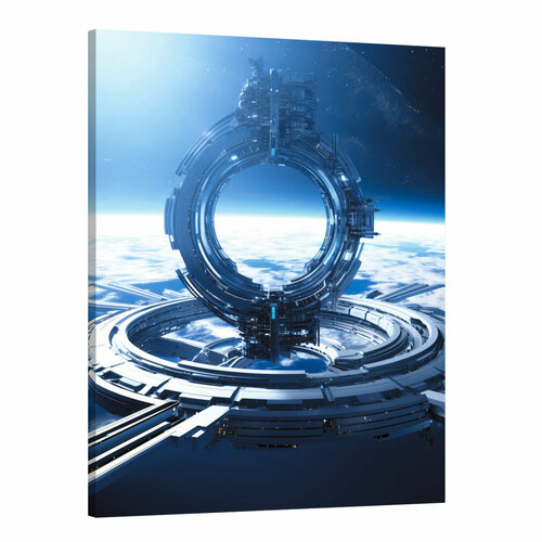 Интерьерная картина 50х70 "Звук Безграничного Космоса"
