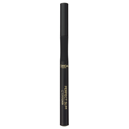 L'Oreal Paris Суперлайнер для глаз Perfect Slim, оттенок насыщенный черный