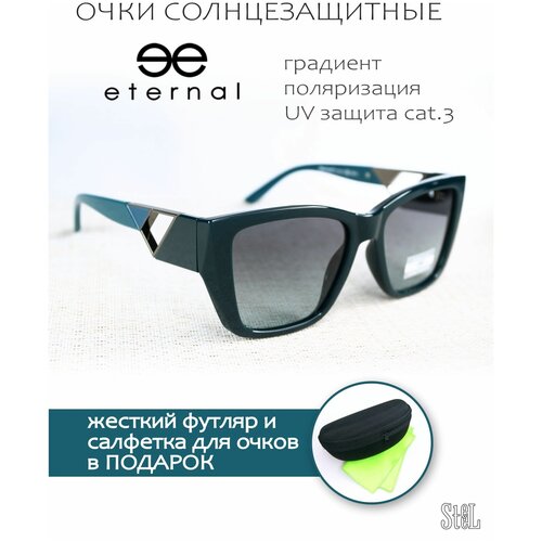 Солнцезащитные очки Eternal, синий, зеленый