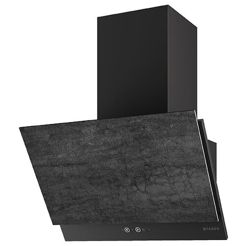 Купольная вытяжка Faber GREXIA GRES DG/BK A60, цвет корпуса черный, цвет окантовки/панели черный
