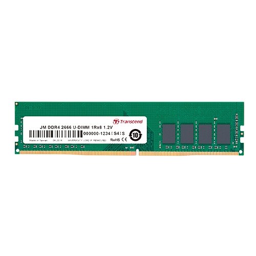 Оперативная память Transcend 4 ГБ DDR4 2666 МГц DIMM CL19 JM2666HLH-4G