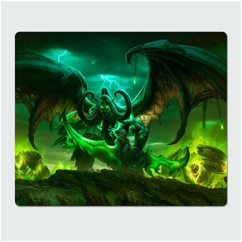 Коврик для компьютерной мышки ROCKET - World of Warcraft, 23x19 см