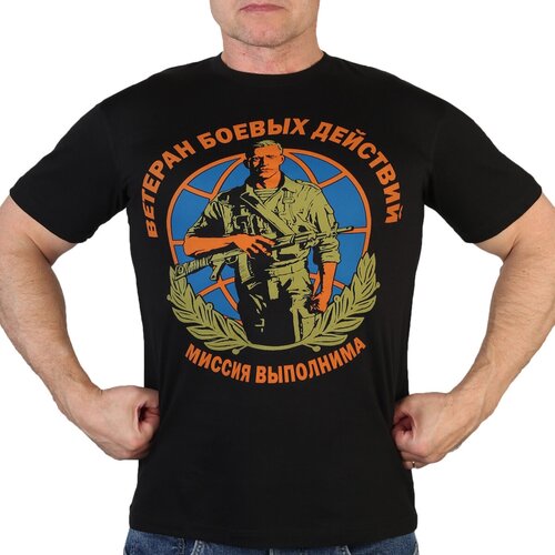 Футболка ВОЕНПРО, размер RUS 52 (XL), черный