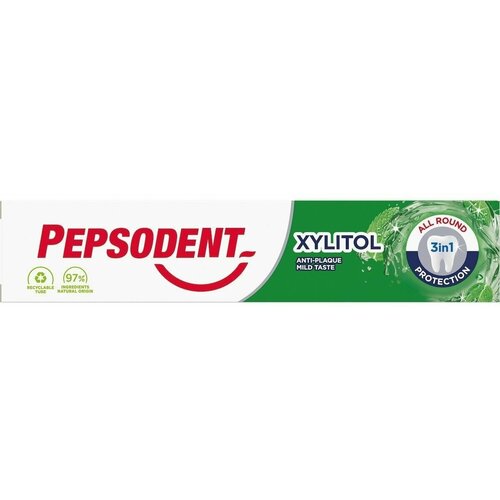 Зубная паста Pepsodent Xylitol Фторсодержащая 50 мл (Из Финляндии)