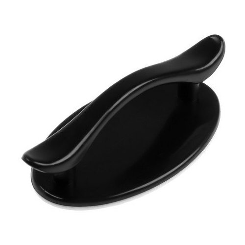 Ручка мебельная самоклеящаяся , L-92 мм, пластик, цвет черный