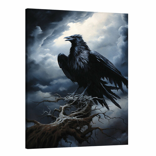 Интерьерная картина 50х70 "Воронья магия"