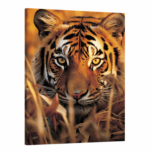 Интерьерная картина 50х70 "Путь тигра"
