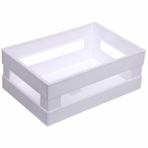 Ящик для хранения складной «дэспо», цвет белый, 30*20*11.5см