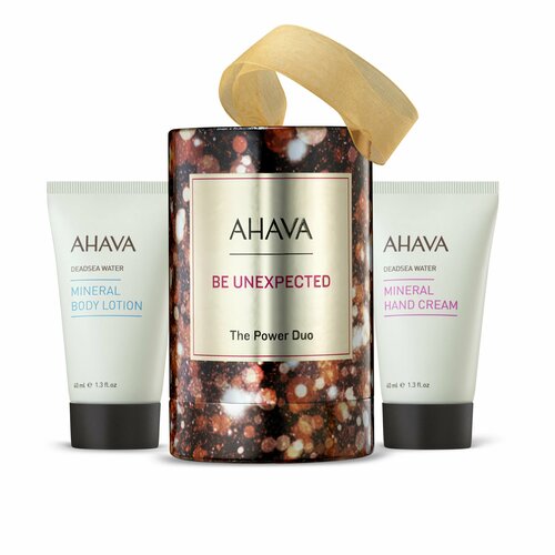 Ahava Holiday Collection Подарочный набор The power duo: крем для тела 40 мл + крем для рук 40 мл