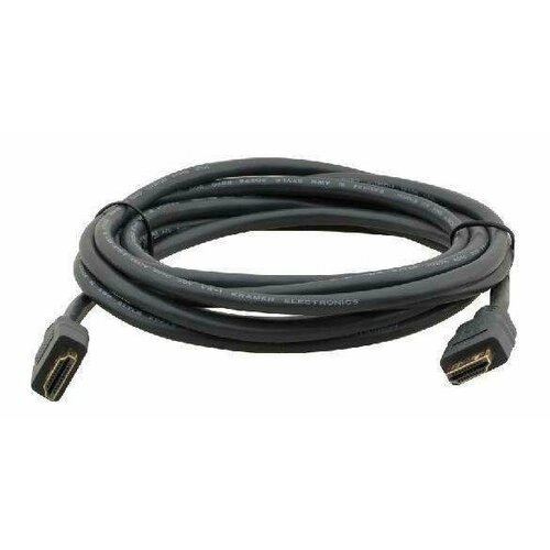 Кабель HDMI 3м Kramer C-MHM/MHM-10 круглый черный 97-0131010