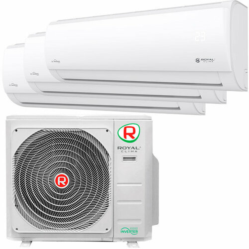 Мульти сплит-система Royal Clima 3TFM-25HN + RCI-GLF09HN x3 на 3 комнаты