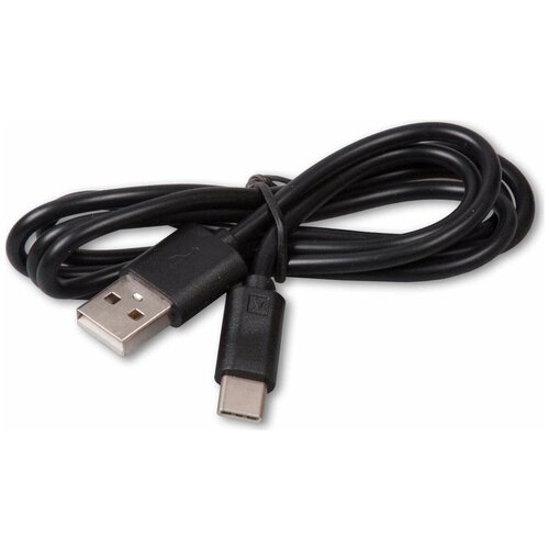 Кабель Ritmix RCC-130, Type-C - USB, 1 м, черный