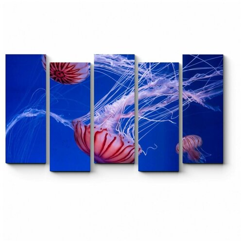 Модульная картина Чудесные медузы110x64
