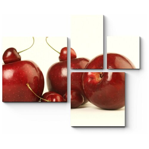 Модульная картина Вишнево-яблочное настроение 82x68