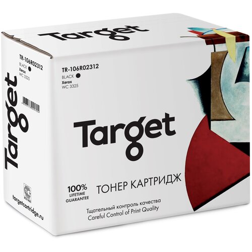 Картридж Target 106R02312, черный, для лазерного принтера, совместимый