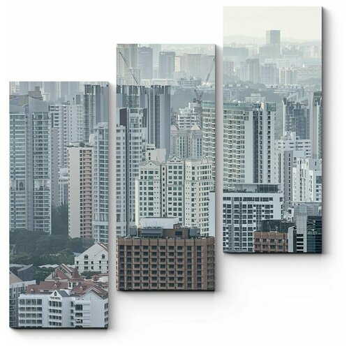 Модульная картина Загадочный Сингапур120x128