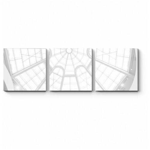 Модульная картина Под белоснежным куполом160x53