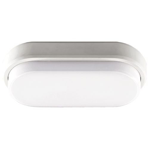 Настенно-потолочный светильник jazzway PBH-PC2-OA 8W (4000K IP65 600Лм), 8 Вт, кол-во ламп: 1 шт., 4000 К, цвет арматуры: белый, цвет плафона: белый