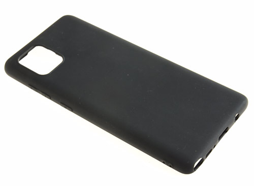 Чехол TPU Case матовый Samsung A81 черный
