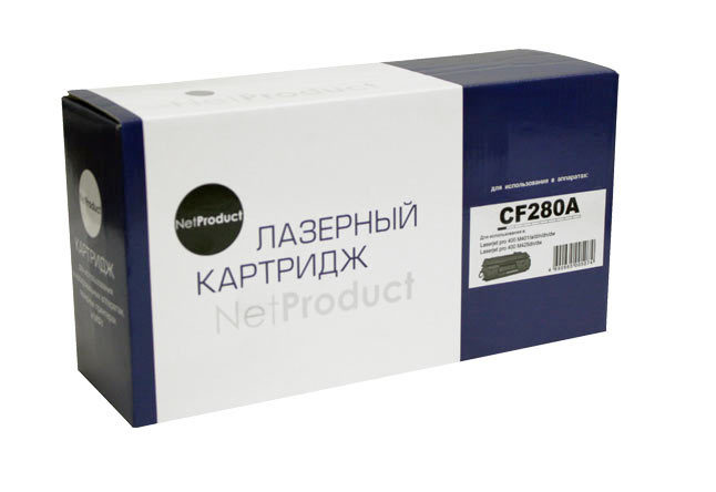 Картридж для лазерного принтера NetProduct №80A CF280A Black