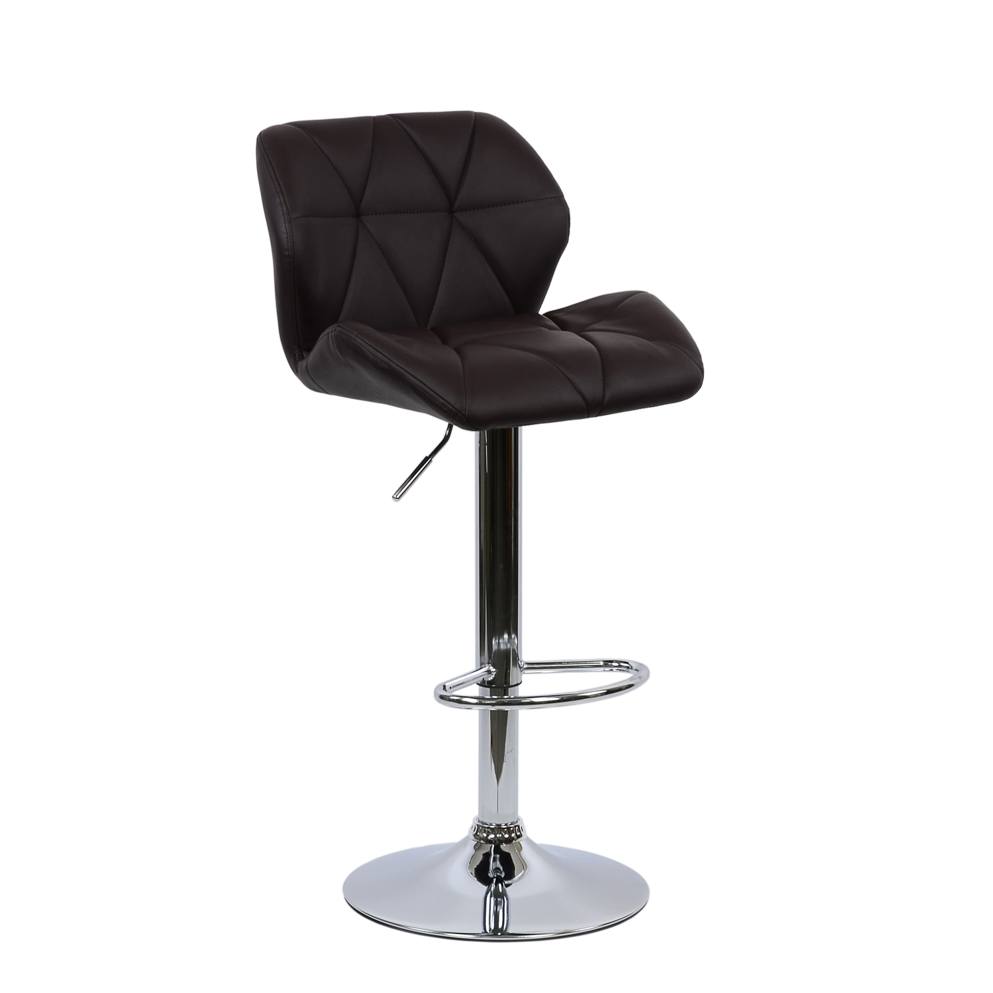 Барный стул Barneo N-85 Diamond темно-коричневая экокожа