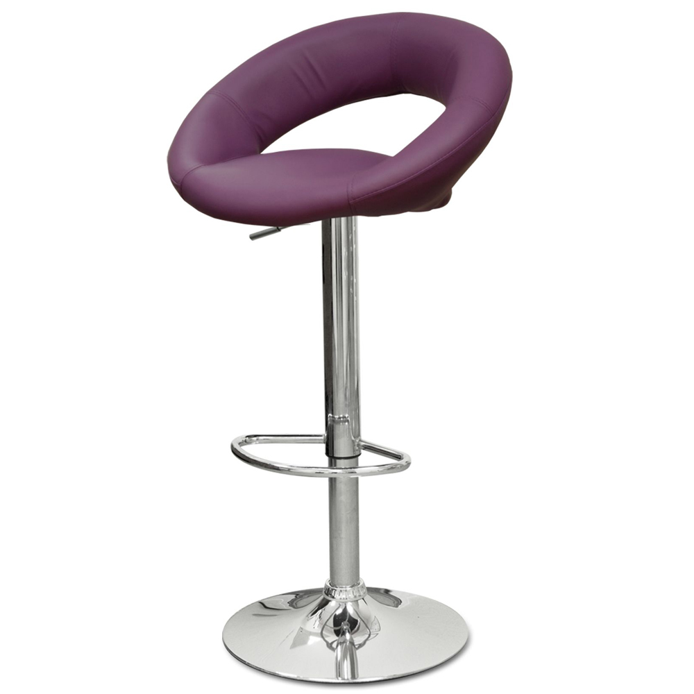 Барный стул Barneo N-84 Mira фиолетовая экокожа