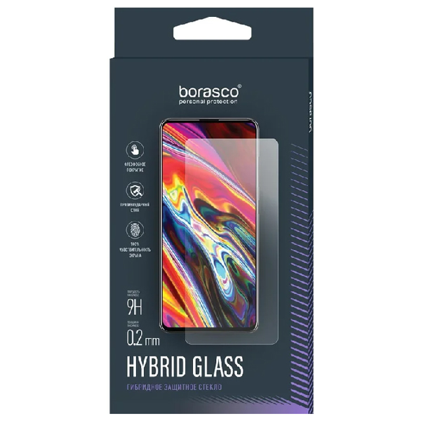 Защитное стекло BoraSCO Hybrid Glass для Redmi 9C (39498)