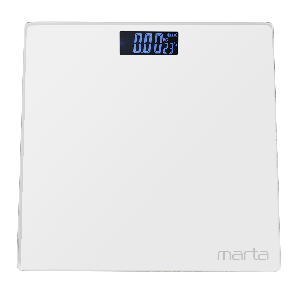 Весы напольные Marta MT-1610 белый жемчуг