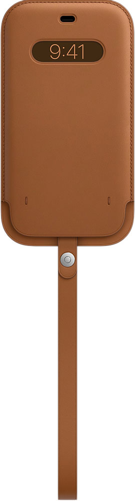 Чехол Apple Leather MagSafe Saddle Brown для iPhone 12 Pro Max (MHYG3ZE/A)