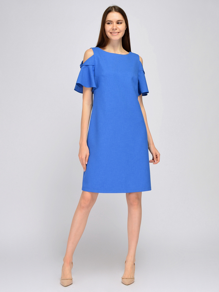 Платье женское Viserdi 9298 голубое 42 RU