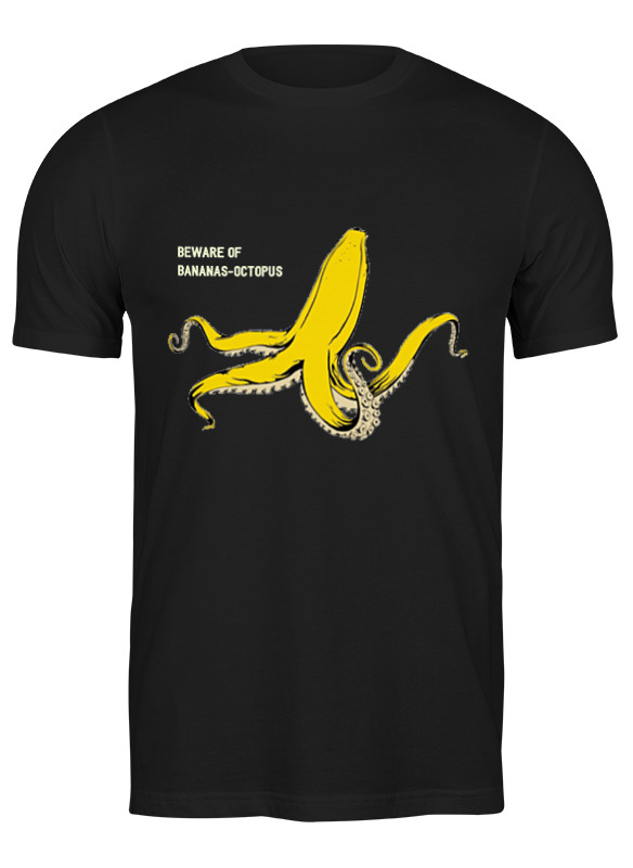 Футболка мужская Printio Bananas-octopus 0799846 черная S