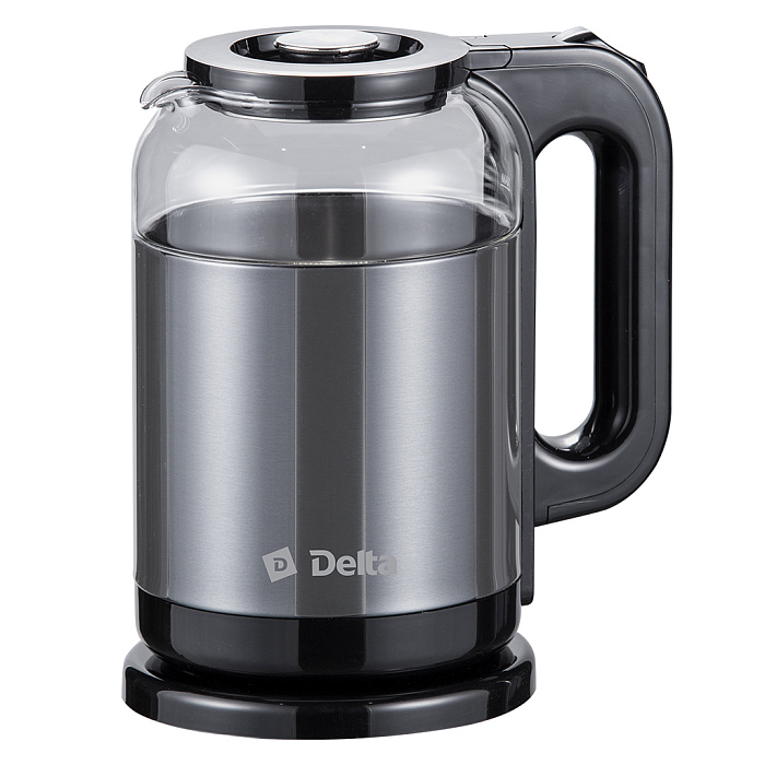 Чайник электрический Delta DL-1115 1.8 л серый
