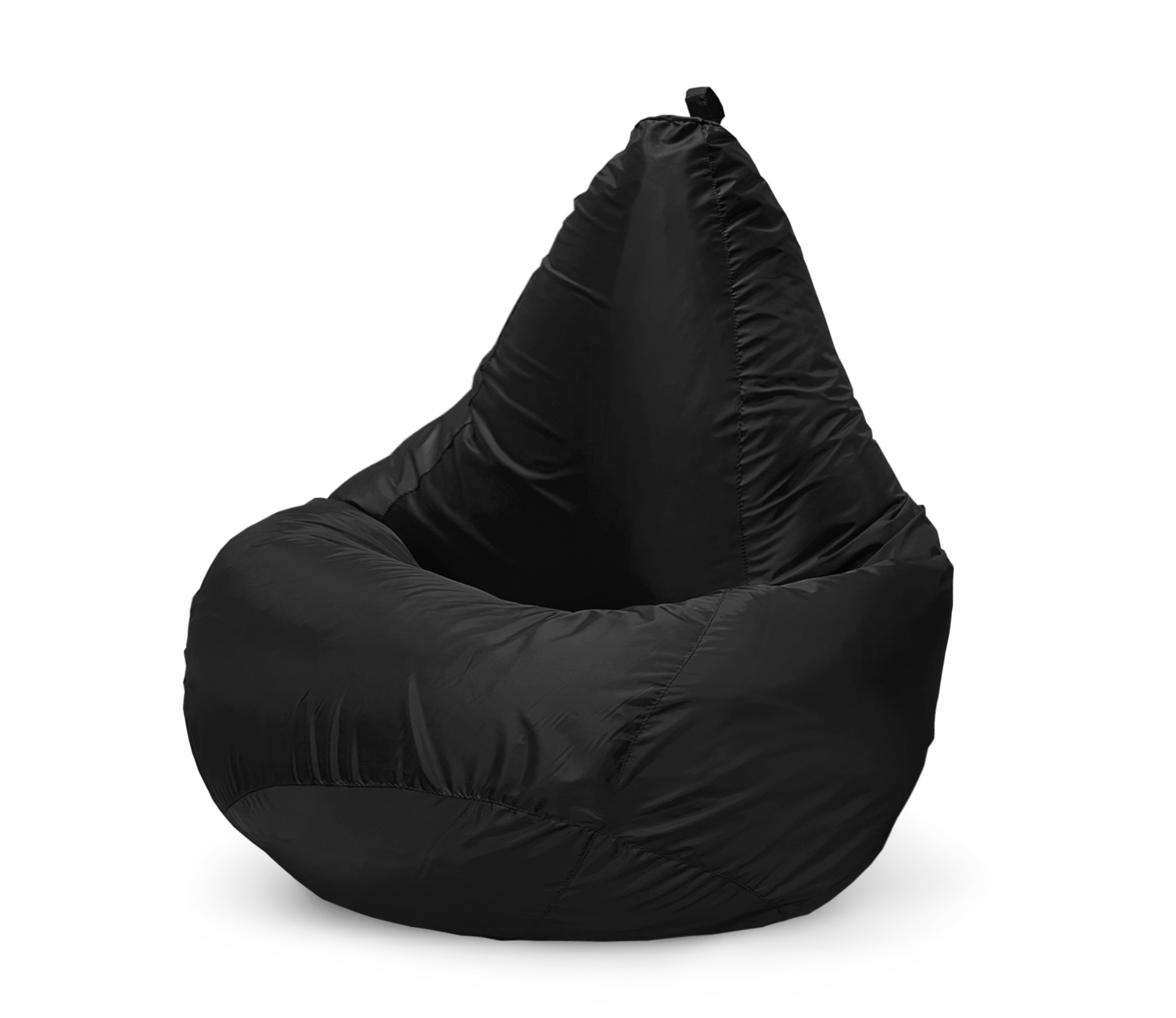 Кресло-мешок ONPUFF пуфик груша, размер XXXL, чёрный оксфорд