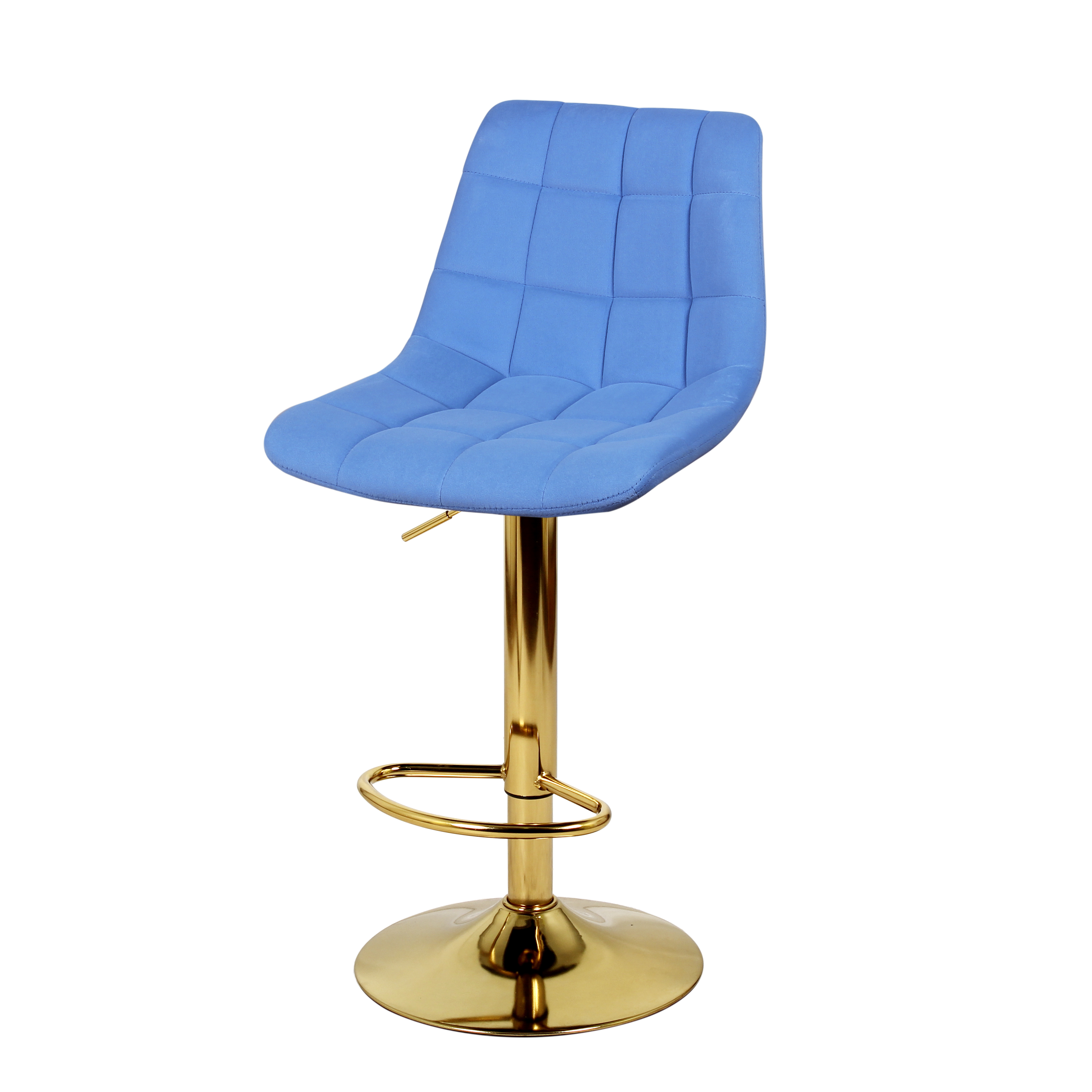 Барный стул ЭкоЛайн голубой 43x49x110 см