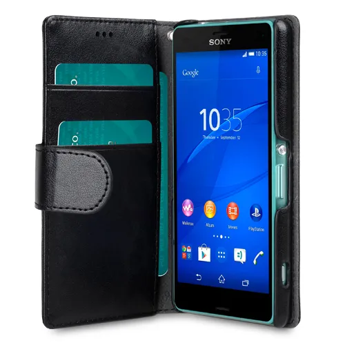 Чехол Melkco MINI PU для Sony Xperia Z3/D6603 Wallet Book Type черный