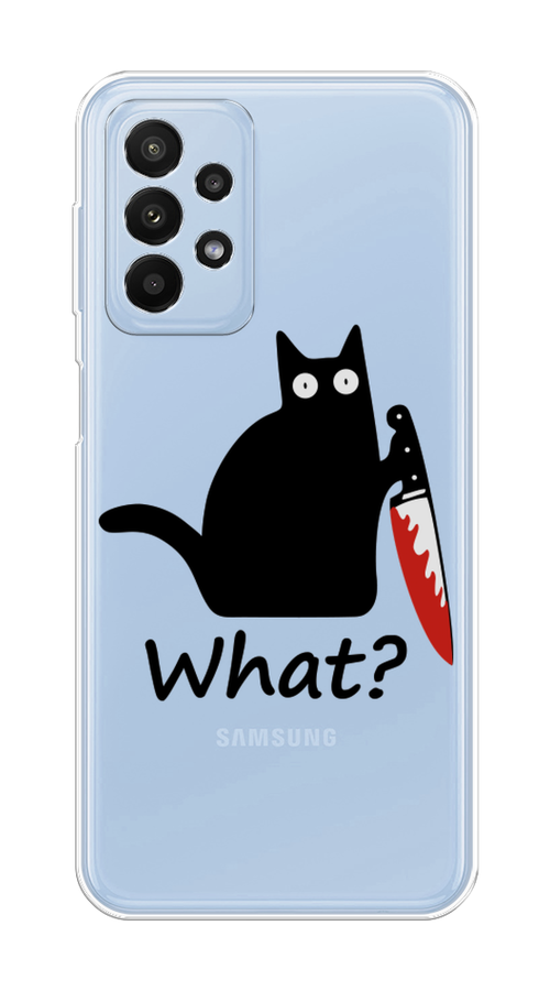 Чехол на Samsung Galaxy A23 "Котик с ножом"