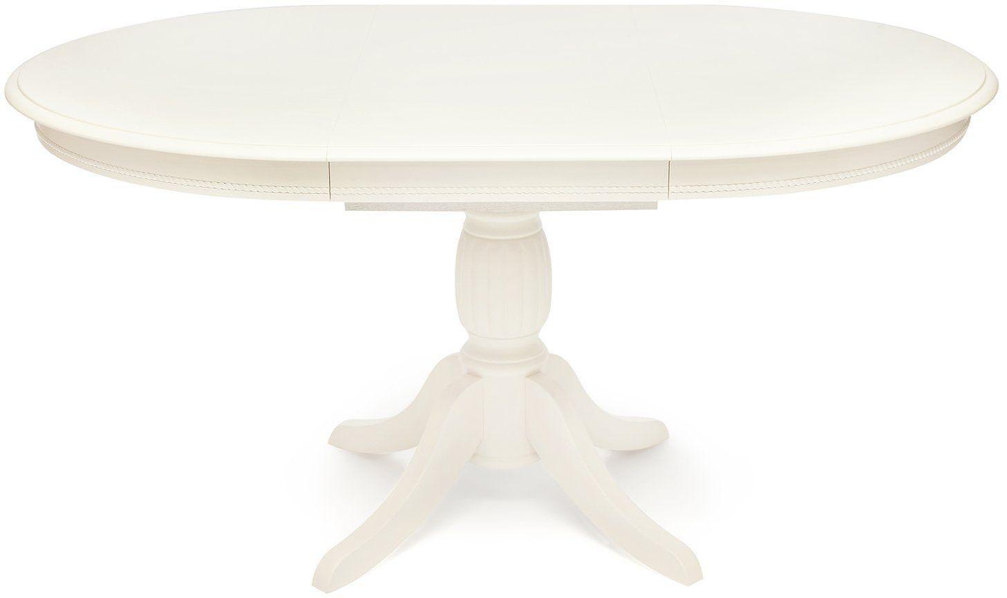 Стол обеденный раскладной белый TetChair м(Leonardo) pure white