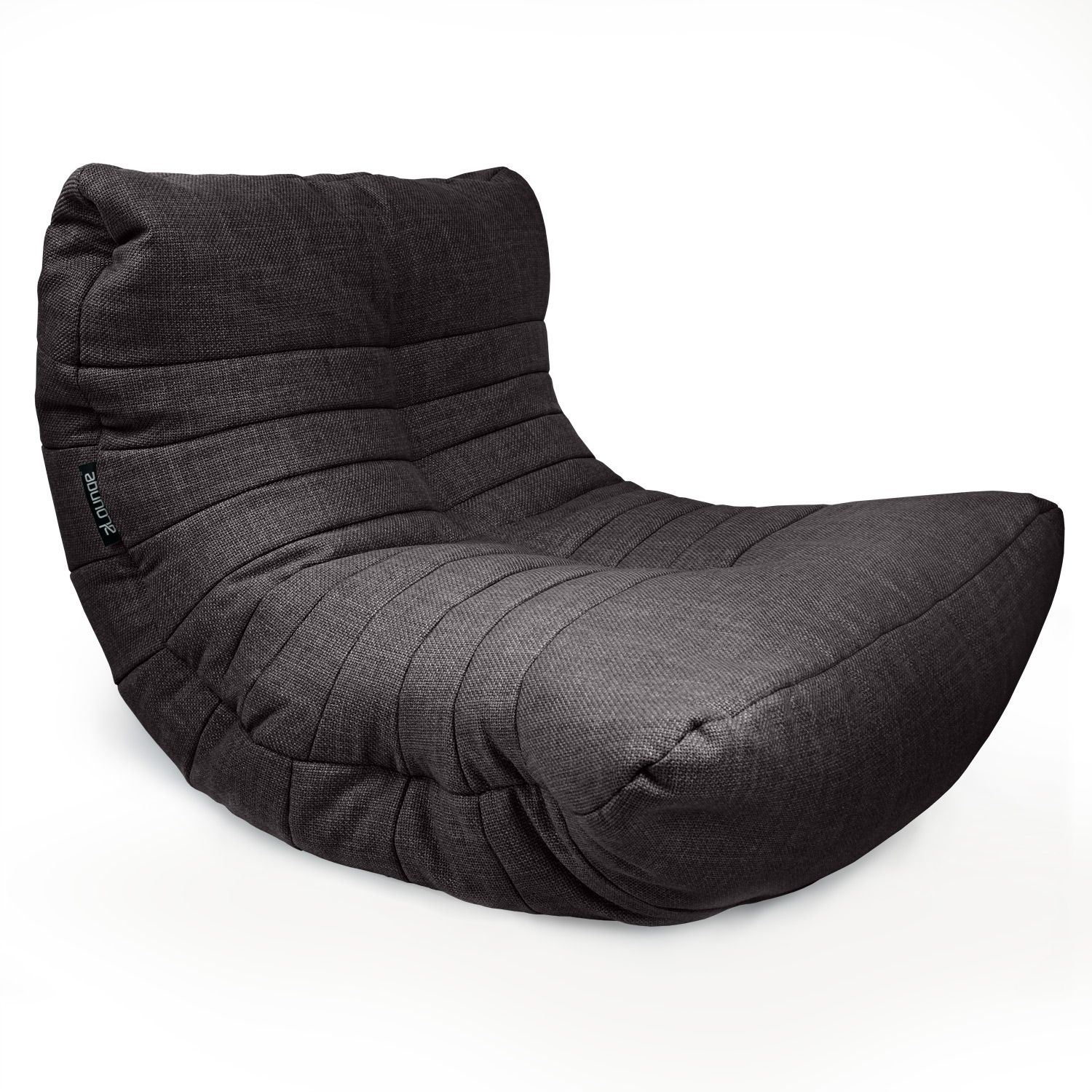 Кресло-мешок для отдыха aLounge - Acoustic Sofa - Black Sapphire (рогожка, черный)