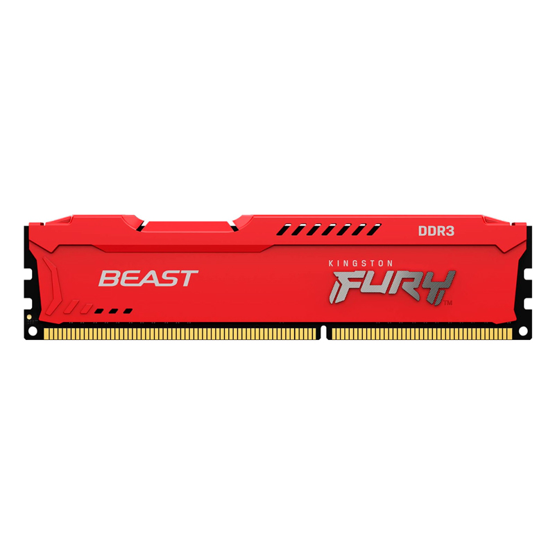 Оперативная память Kingston FURY Beast Red (KF316C10BR/4), DDR3 1x4Gb, 1600MHz