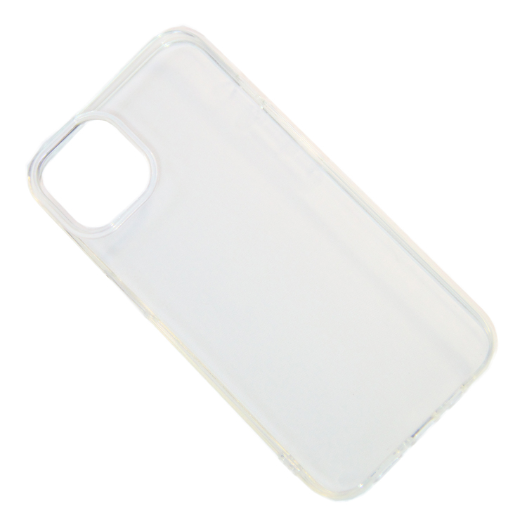 Чехол iPhone 13 силиконовый (0,9 mm) <прозрачный>