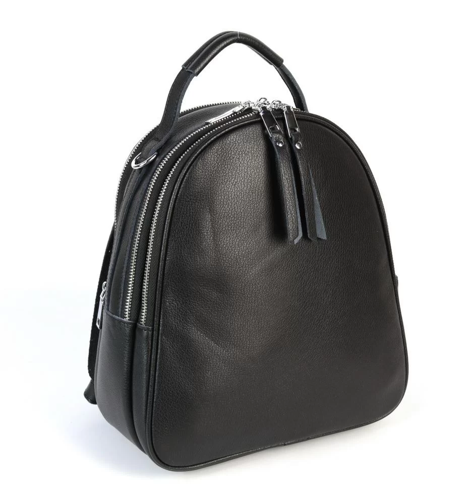 Сумка-рюкзак женская Fuzi house К-2075-208 черная, 29x26x11 см