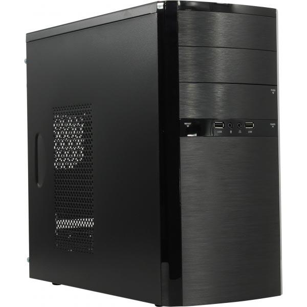 Корпус компьютерный Powerman ES722BK Black