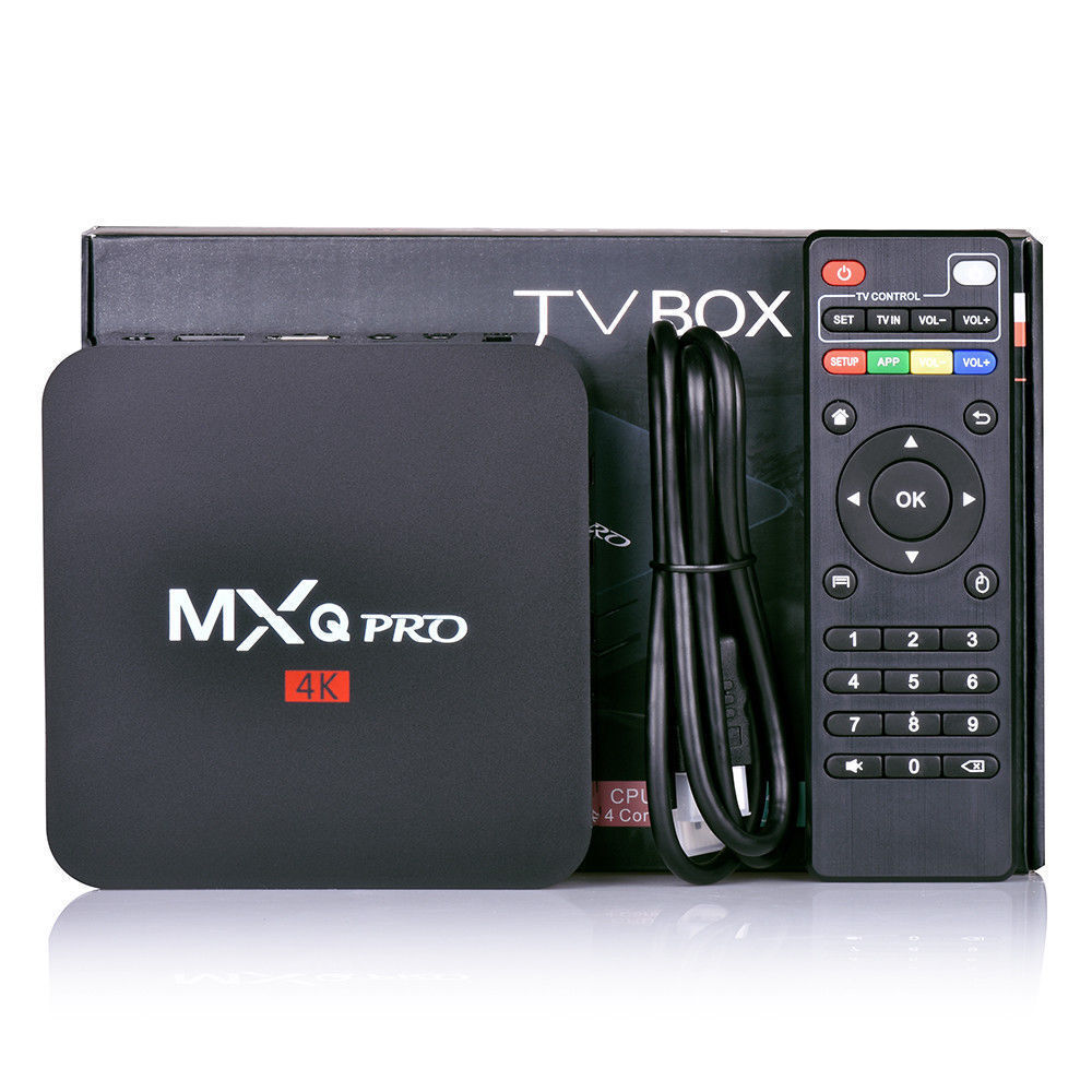 Смарт-приставка XPX MXQ pro 4k черный