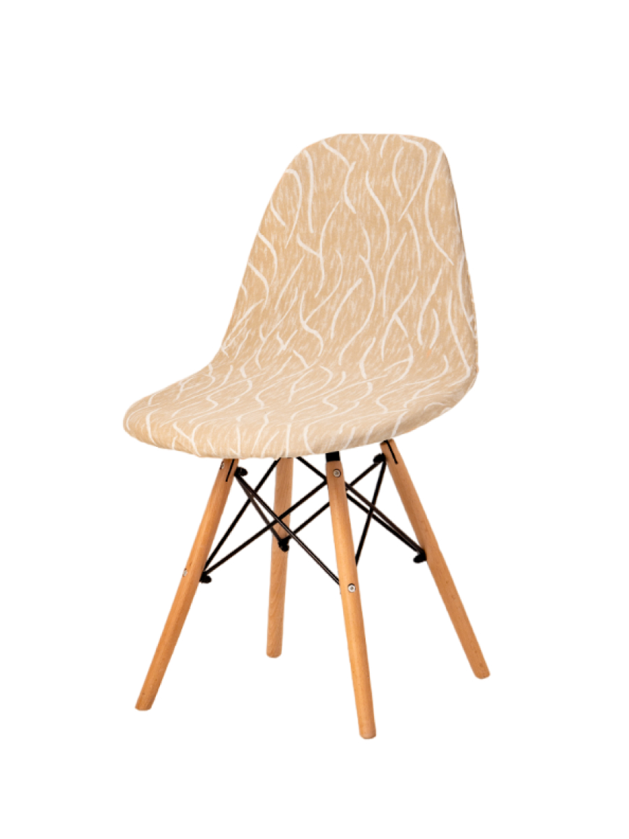 Чехол LuxAlto на стул со спинкой Eames, Aspen, Giardino, Дюны, 1 шт. (11625)
