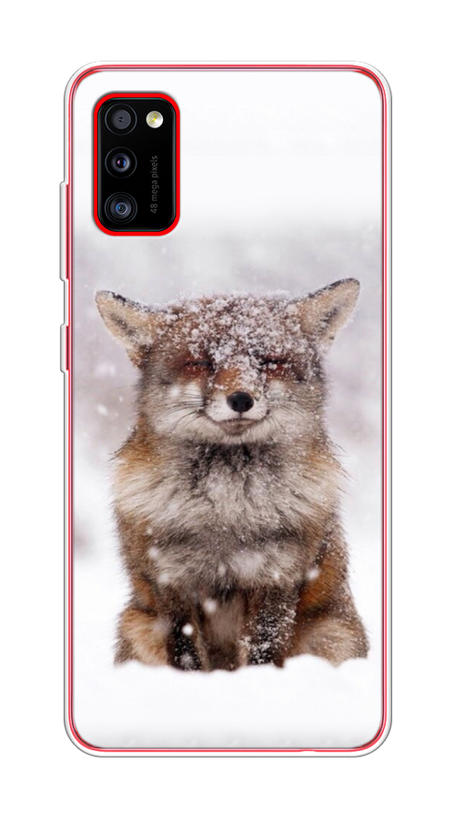 Чехол на Samsung Galaxy A41  "Зимняя лиса"